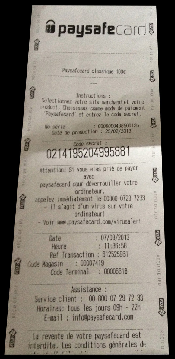 Le Bon coin. Un Lyonnais victime d’une arnaque à la Paysafecard Le Bon coin. Un Lyonnais victime d’une arnaque à la Paysafecard