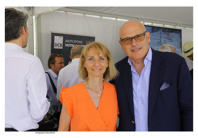 DCB International. Pose de la première pierre de Lime, à Limonest