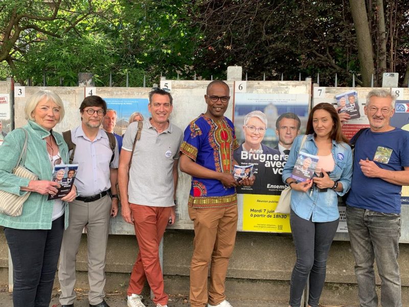 équipe de campagne Anne Brugnera législatives 2022 - Lyonpeople.com