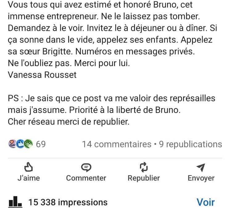 Bruno Rousset enfermé chez lui - Lyonpeople.com